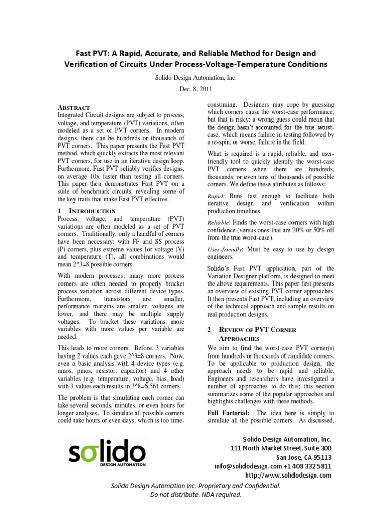 Whitepaper Fast-PVT PDF | PDF