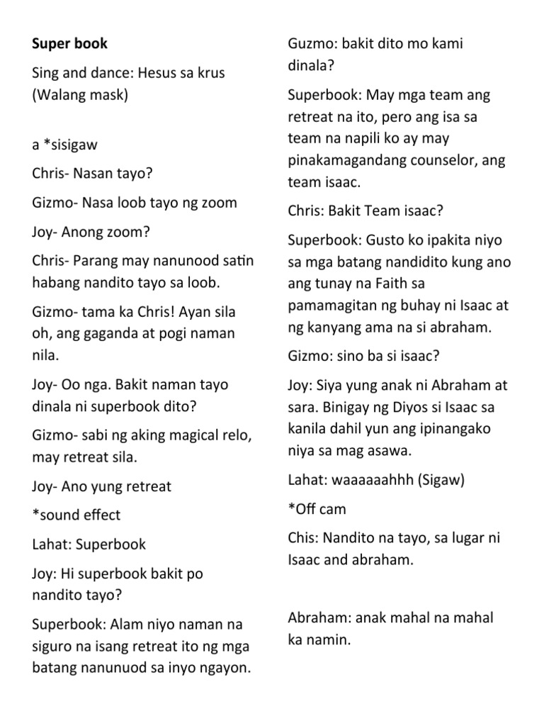 Super Book Scrip | PDF