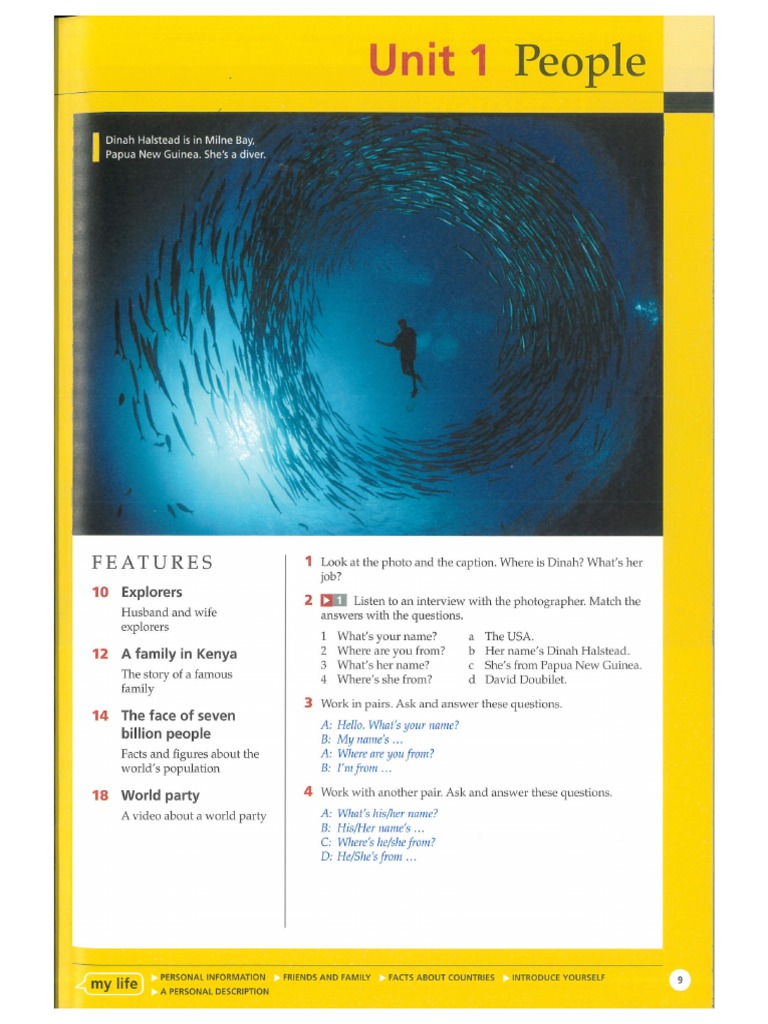 Life Elementary Unit 1 | PDF