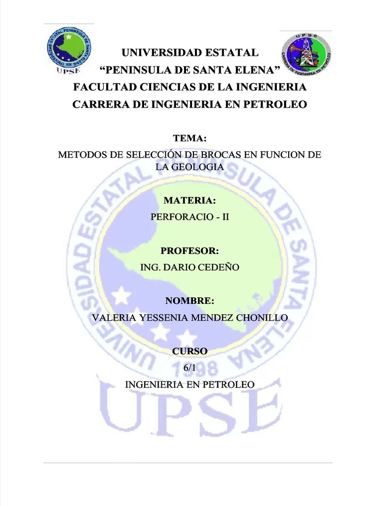 Seleccion de Brocas | PDF | Perforación | Diamante