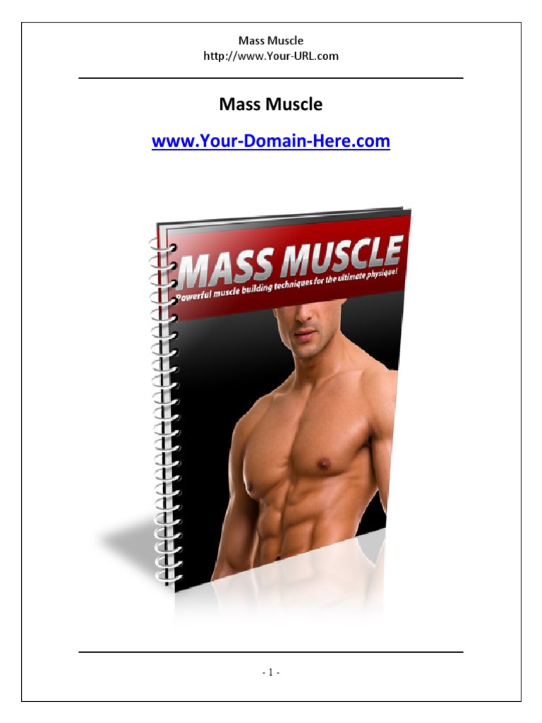 Mass Muscle | PDF | Weight Training | Carbohydrates