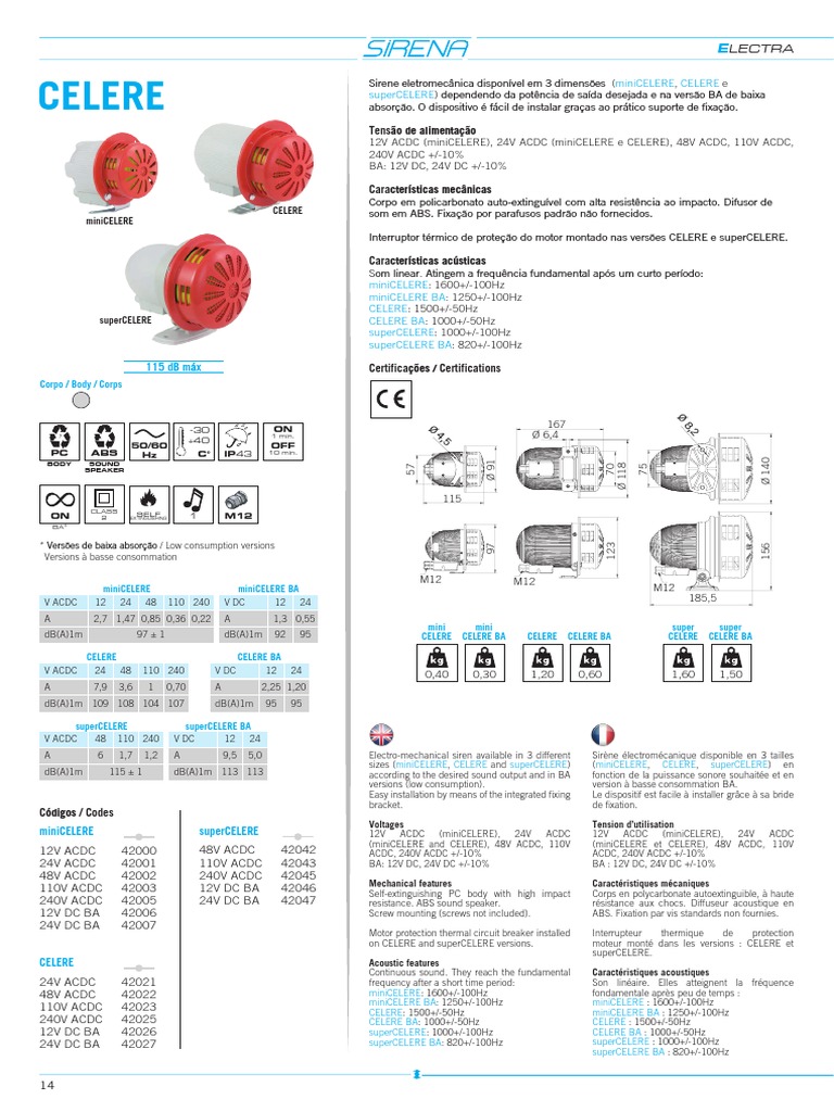 MINI CELERE - CELERE - SUPER CELERE - PT | PDF
