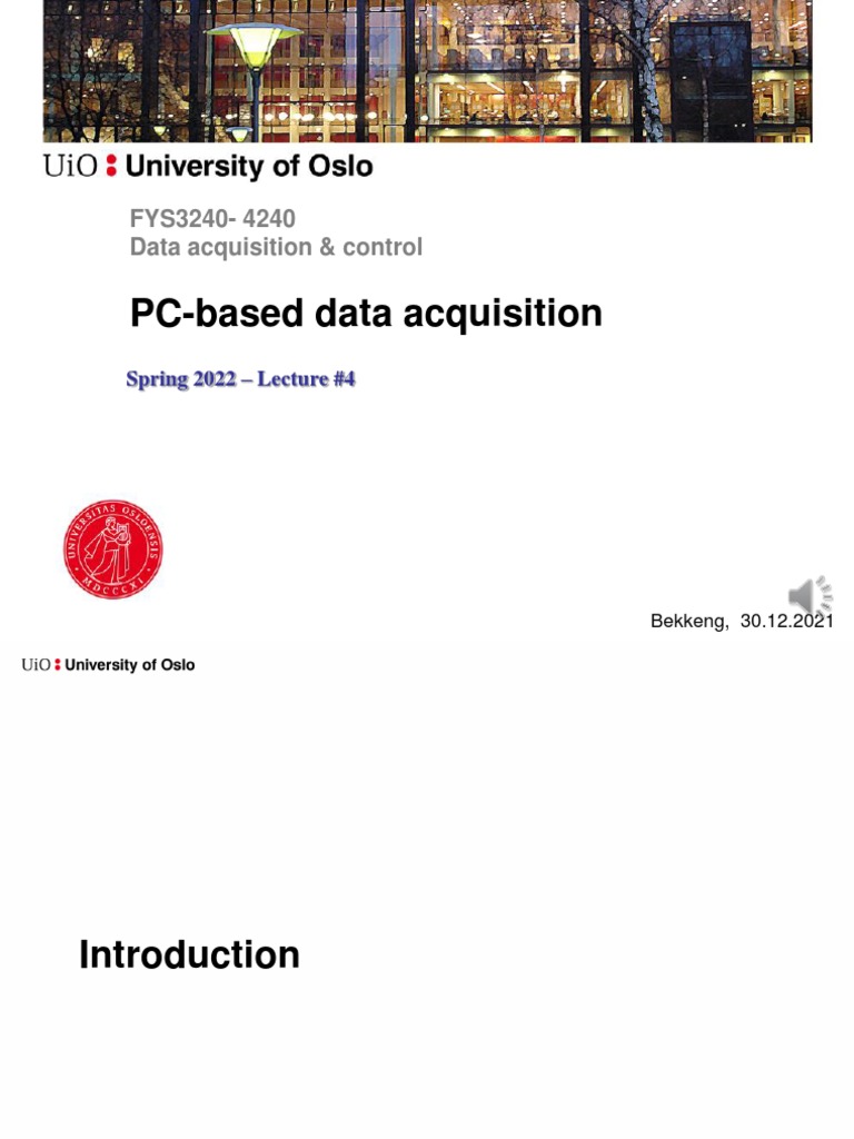 l4 - PC Based Data Acquisition - v22 | PDF | Data Acquisition | Central ...