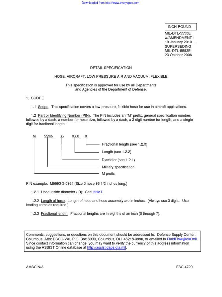 Mil DTL 5593e - Amendment 1 | PDF | Shelf Life | Specification ...