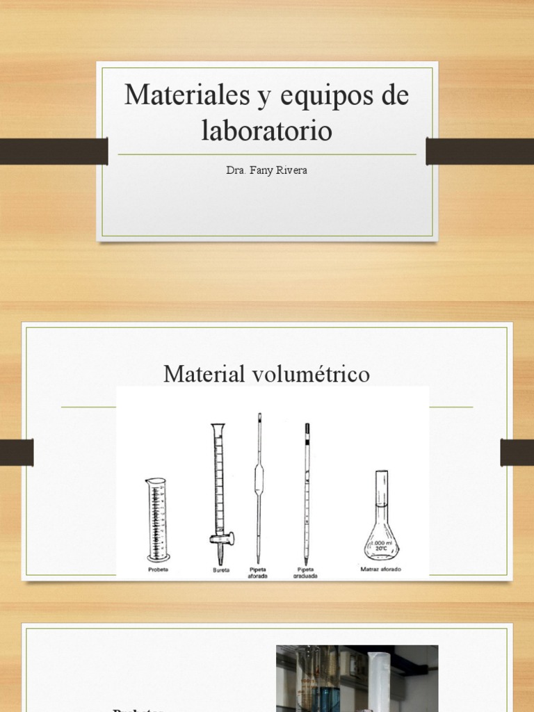 Materiales y equipos de laboratorio (2).pptx | PDF | Espectrofotometria ...