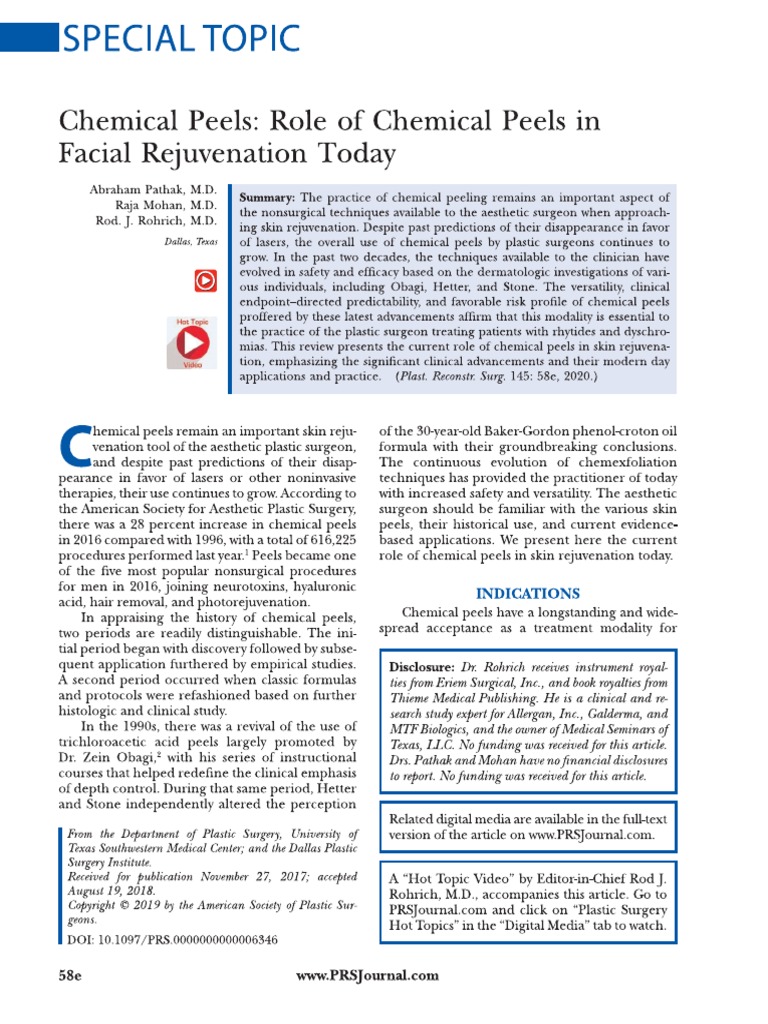 Chem Peel | PDF
