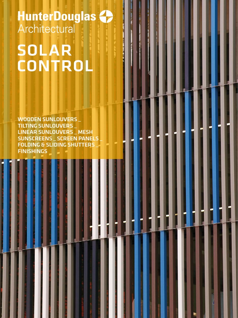 Book Control Solar V. INGLES - Hunter Douglas Chile PDF | PDF ...