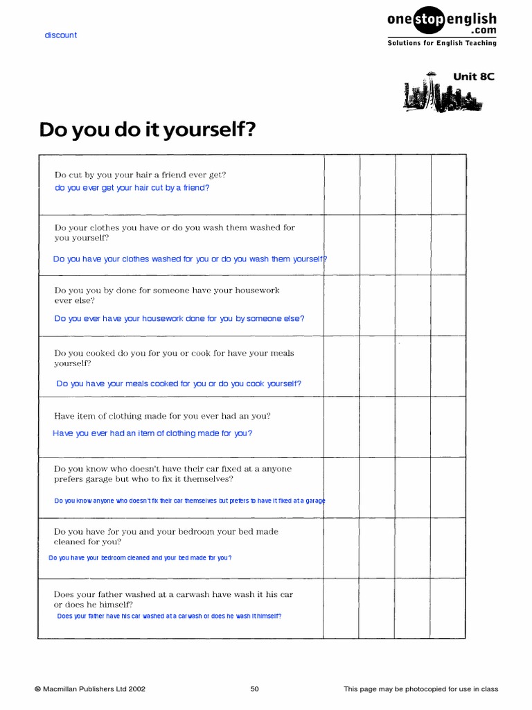 Do You Do It Yourself | PDF