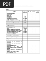 Verificación de Habilidades Sociales en Secundaria | PDF | Las ...
