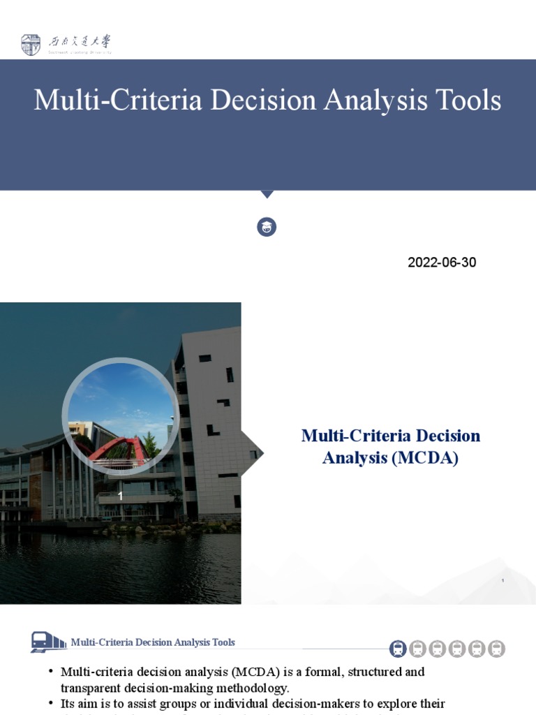 MCDA Tools | PDF | Decision Making | Applied Mathematics