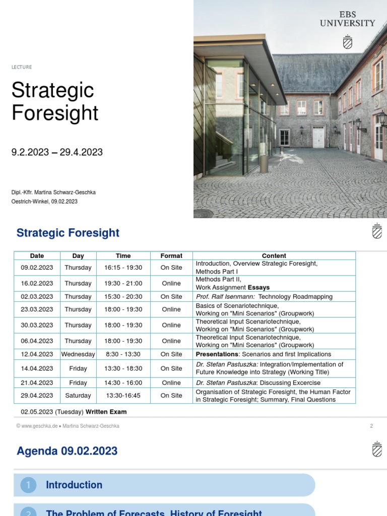 Strategic Foresight 01 - Final PDF | PDF Strategic Foresight 01 - Final PDF | PDF