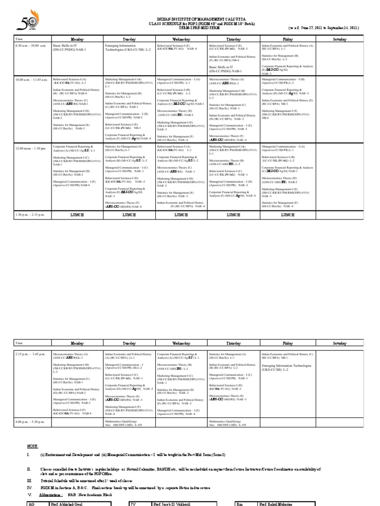 Timetable | PDF | Science & Mathematics