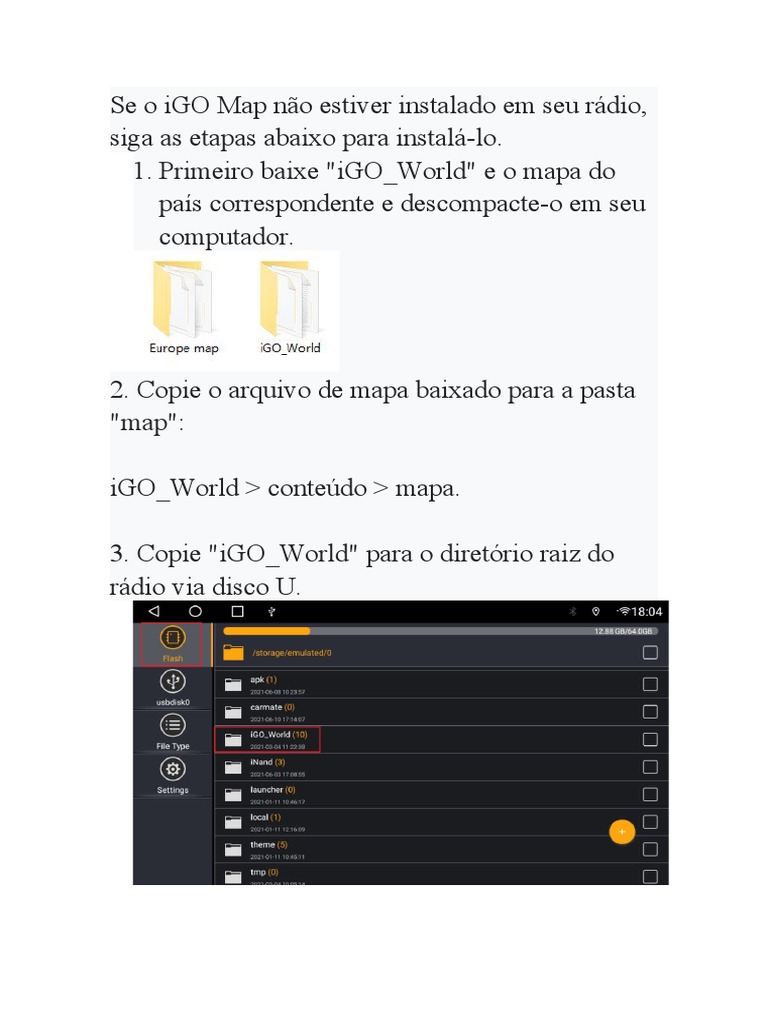 Manual Do Igo Gps | PDF