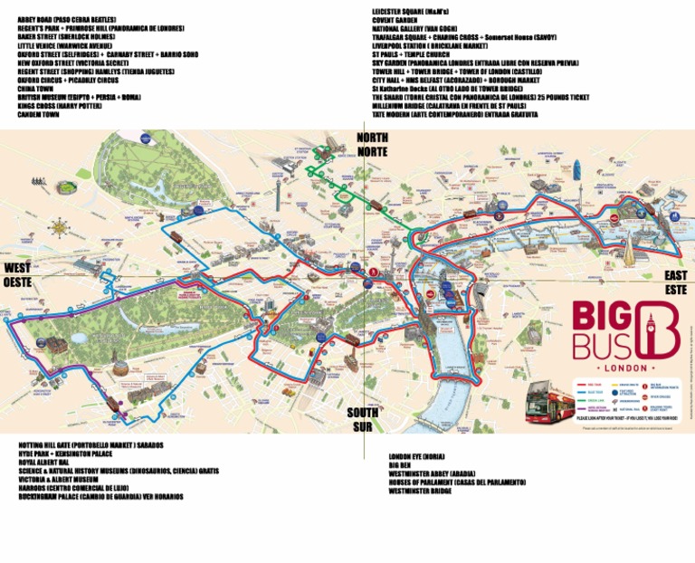 London Sightseeing Map Guide | PDF