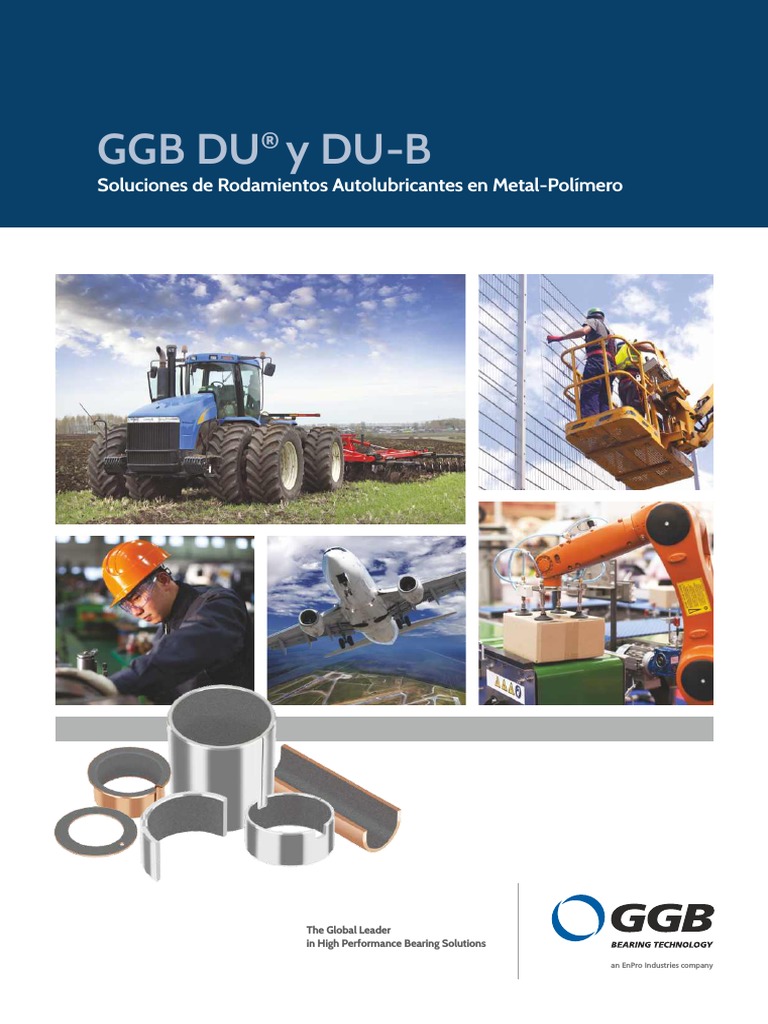 GGB Du Dub Cojinetes Autolubricantes Folleto | PDF | Ácido | Sustancias ...