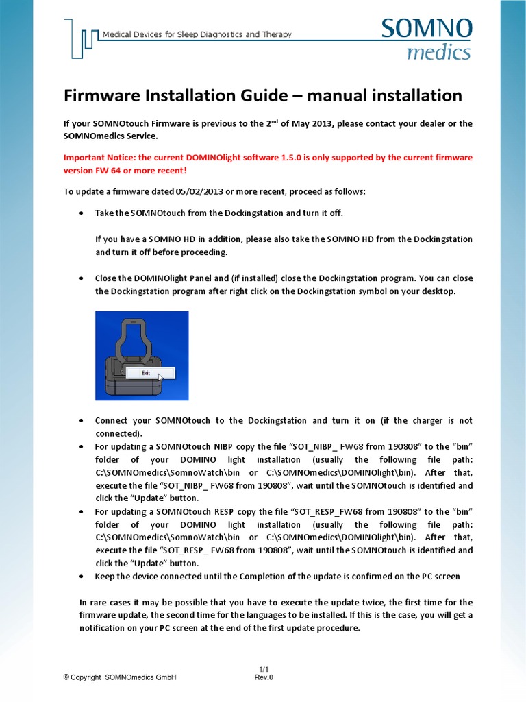 SOT FW Installation Guide - Manually | PDF