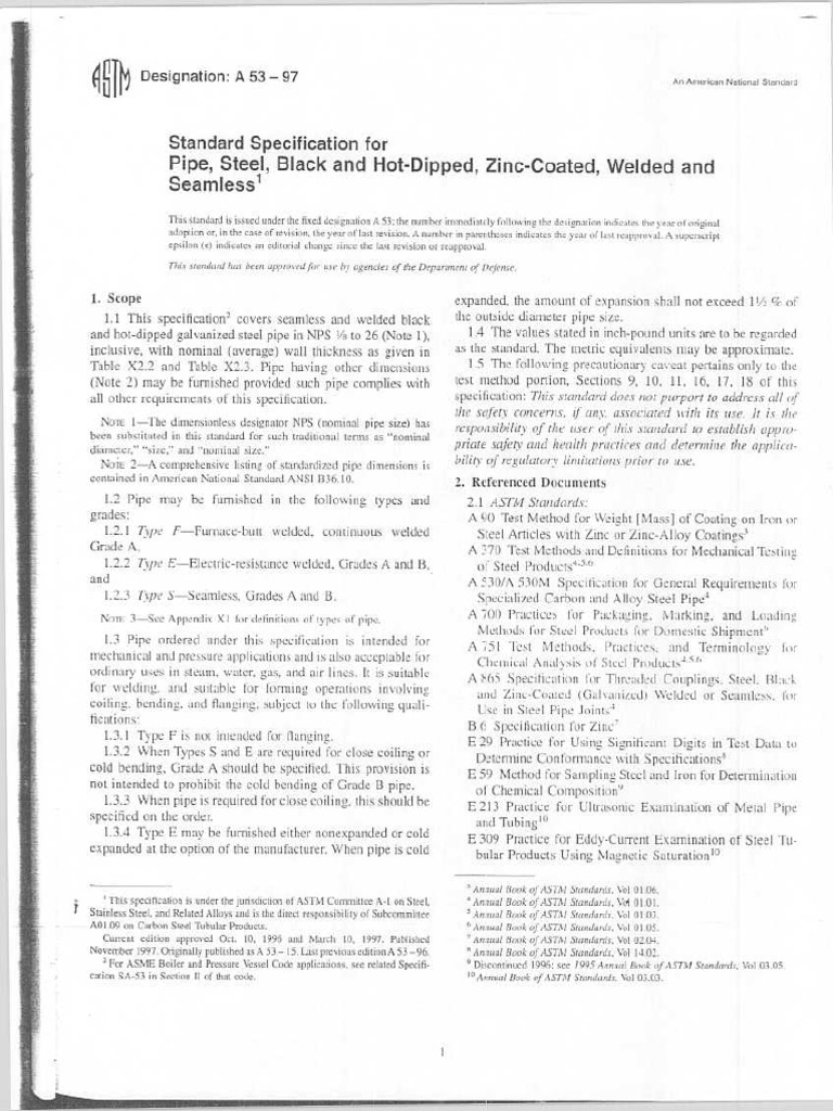 Astm A-53 PDF | PDF
