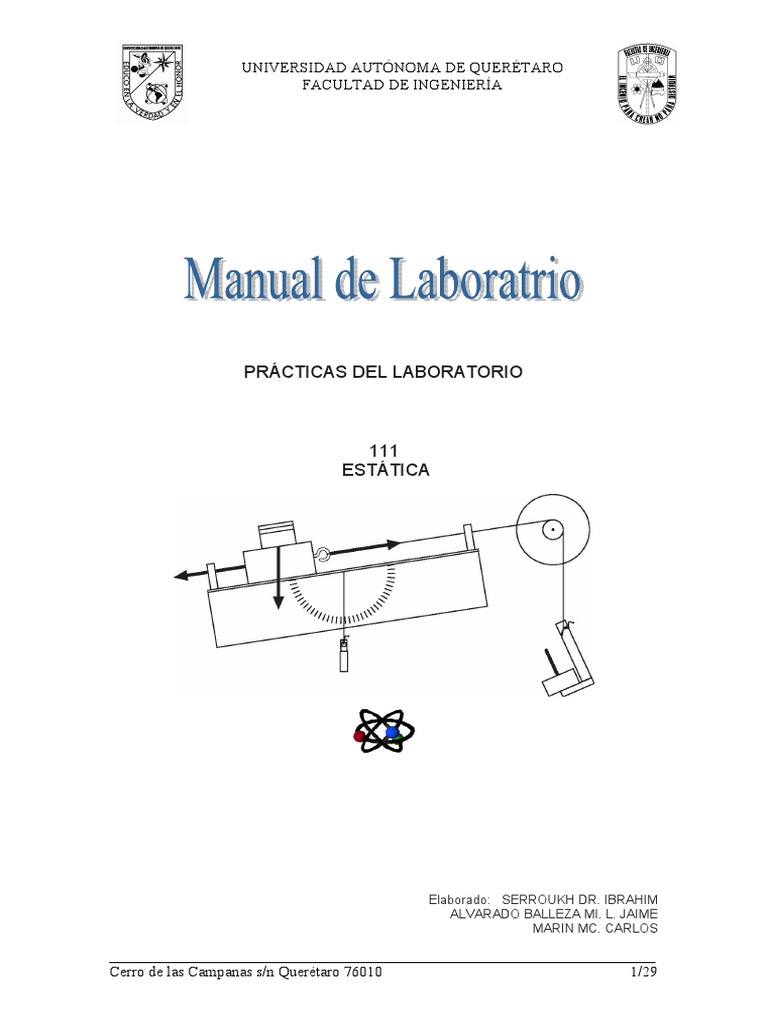 Manual de Practicas Estatica | PDF