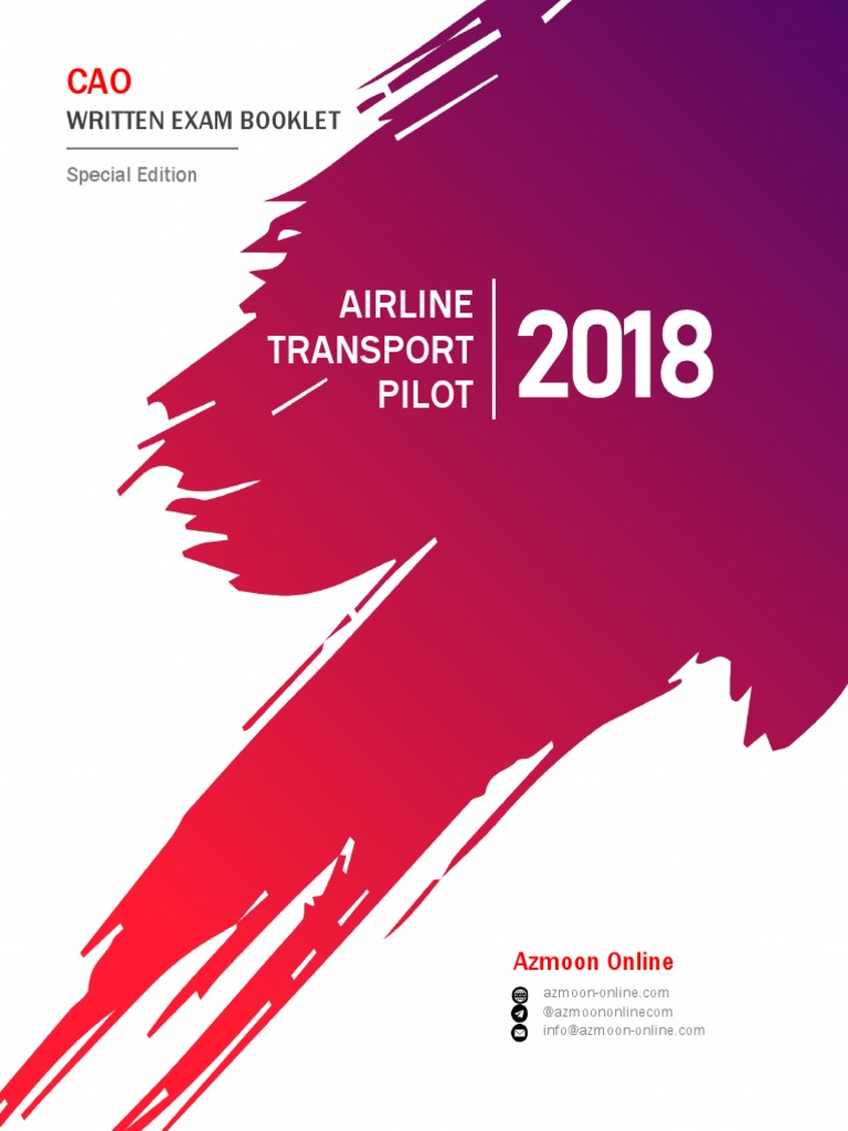 ATPL Test (2018) PDF | PDF | Takeoff | Instrument Flight Rules