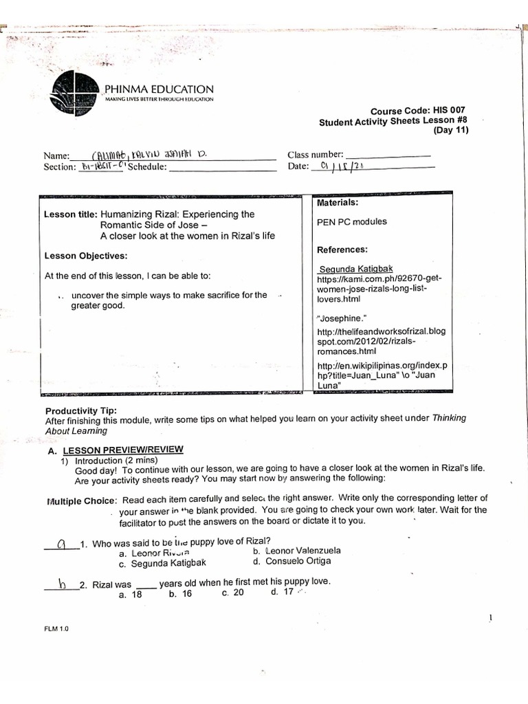 HIS 007 - Module 8 | PDF