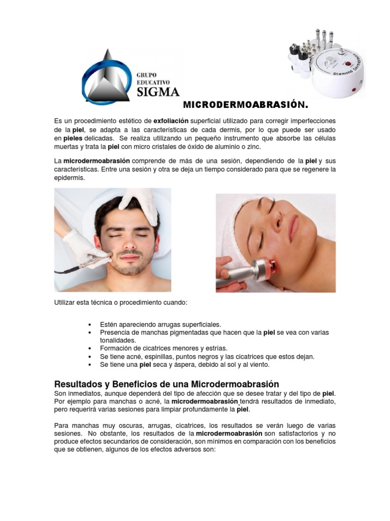 MICRODERMOABRASION | PDF | Piel | Enfermedades y trastornos