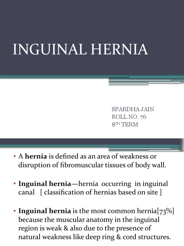 Inguinal Hernia Anatomy Guide | PDF | Science & Mathematics