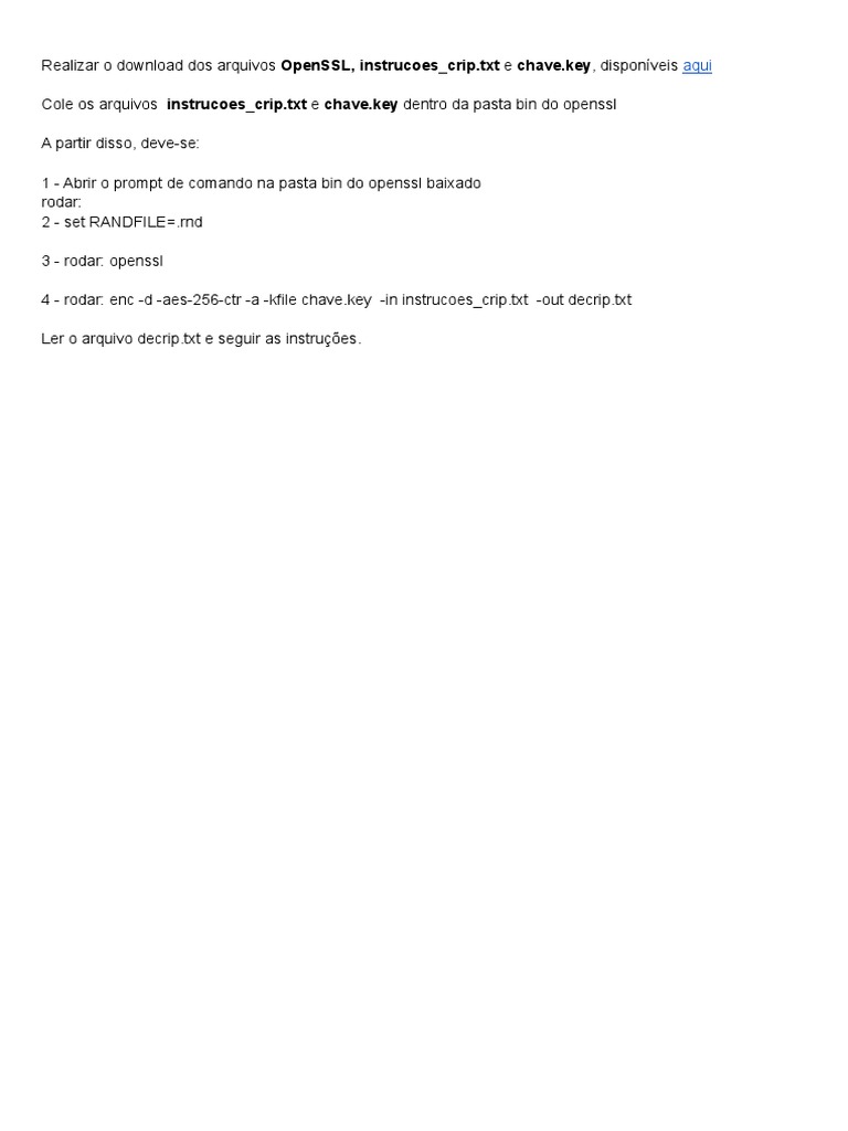 Atividade 1 de Criptografia PDF | PDF