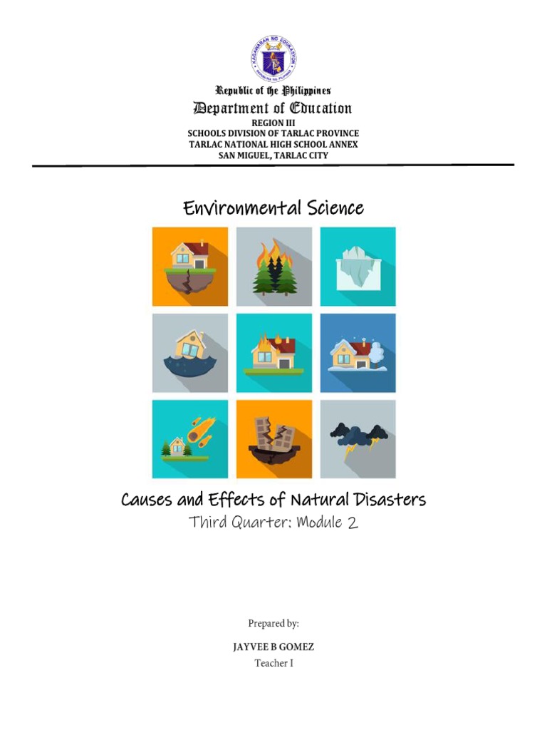 Environmental Science 3RD Quarter Module 2 | PDF | Natural Disasters ...