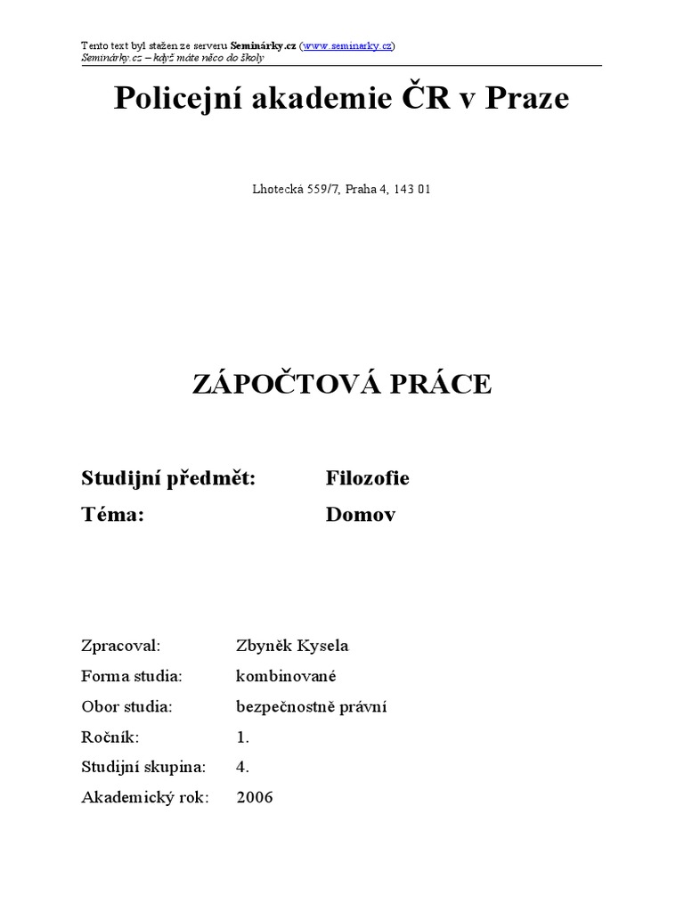 Uvaha Domov | PDF