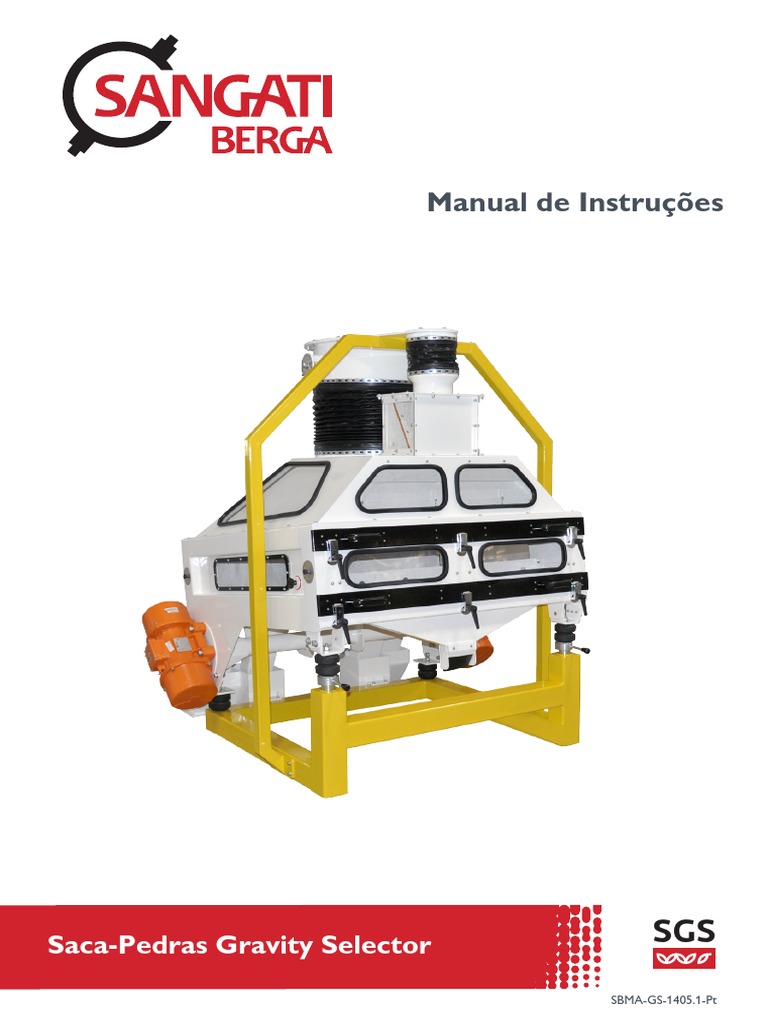 Saca-Pedras Gravity Selector SGS - PT | PDF | Eletricidade | Embalagem ...