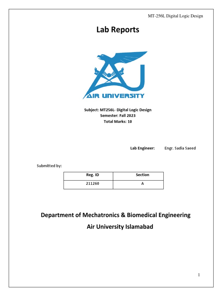 Lab No 3 (DLD) | Download Free PDF | Boolean Algebra | Teaching Mathematics