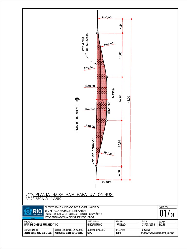 DE-GPV-12-EU-000000-0001 - 00.DWG-Baia Onibus Tipo | PDF