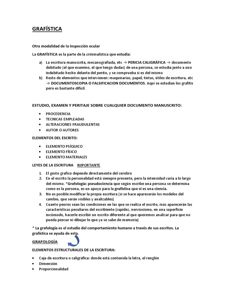 GRAFÍSTICA | PDF | Grafología | Escritura