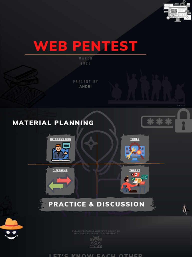 Web Pentest Download Free Pdf Penetration Test Security Hacker