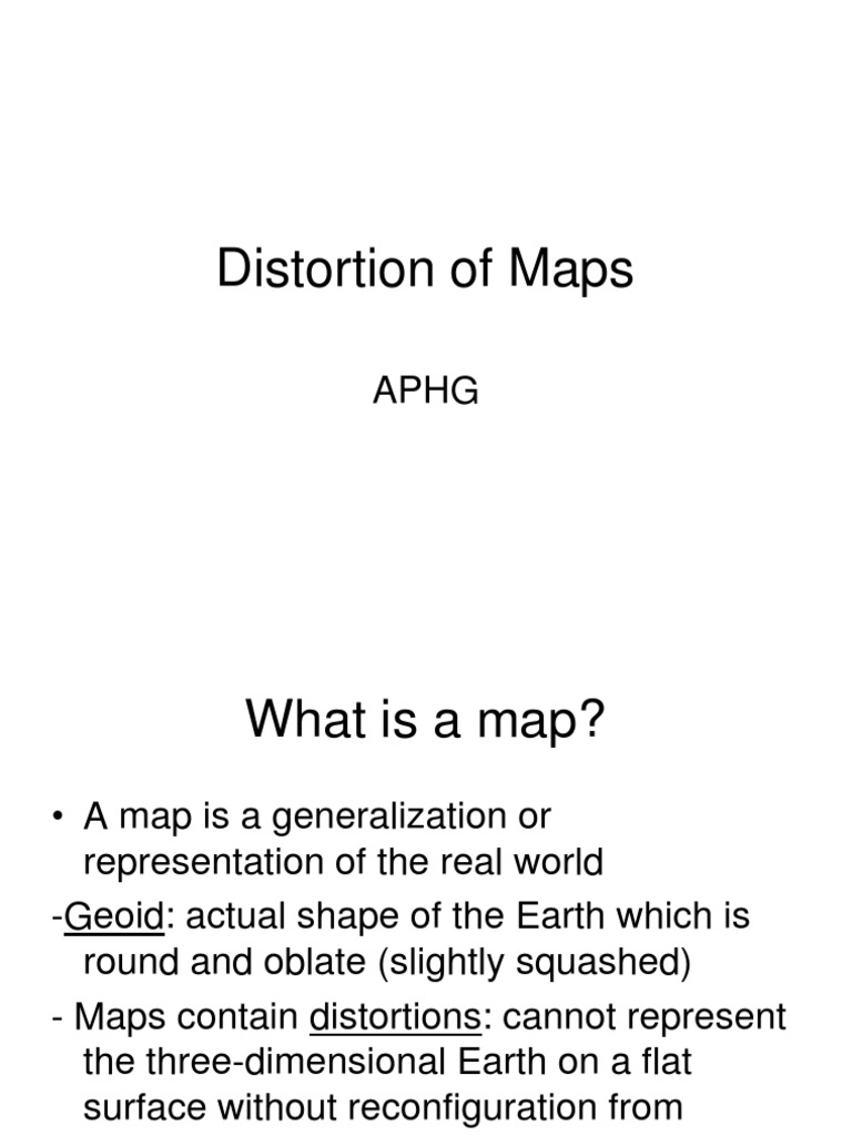 Huge Distortions of Maps PDF | PDF | Map | Metrology