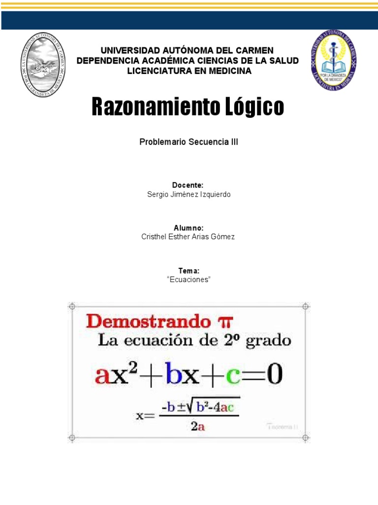 Cristhel Arias-Problemario Secuencia III | PDF