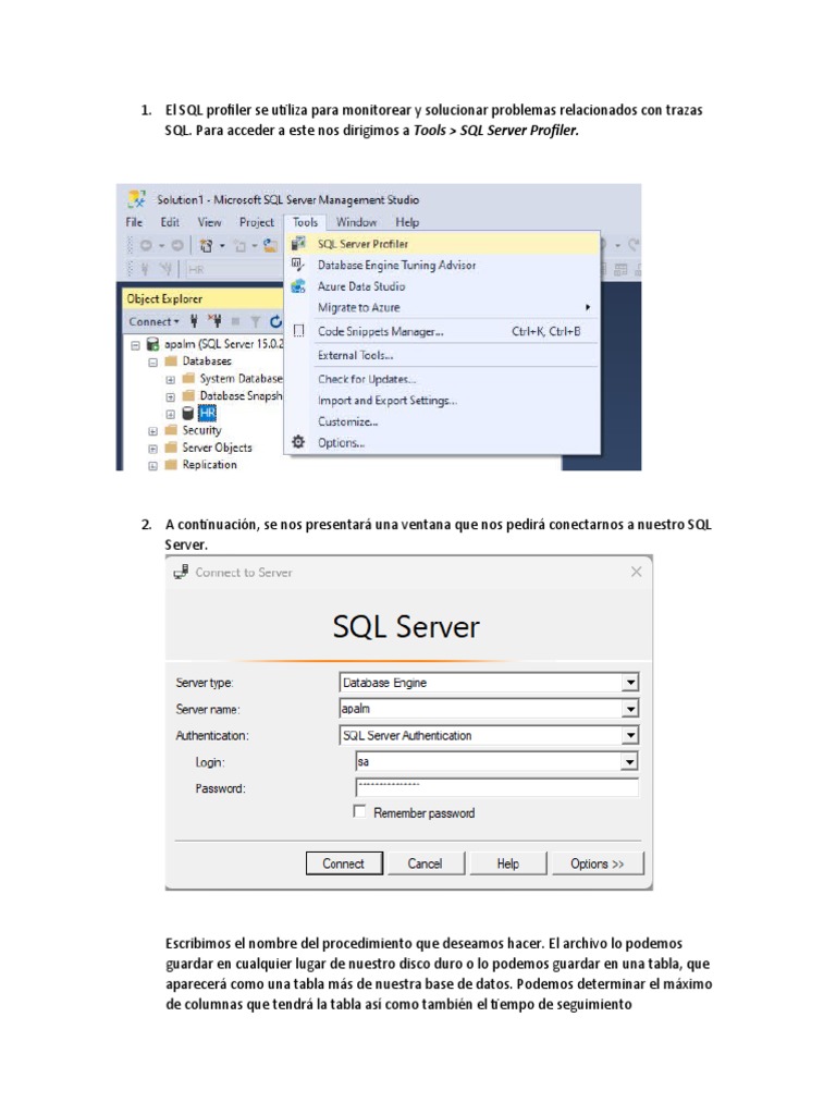 Monitor de Mantenimiento | PDF | Servidor SQL de Microsoft | Bases de datos