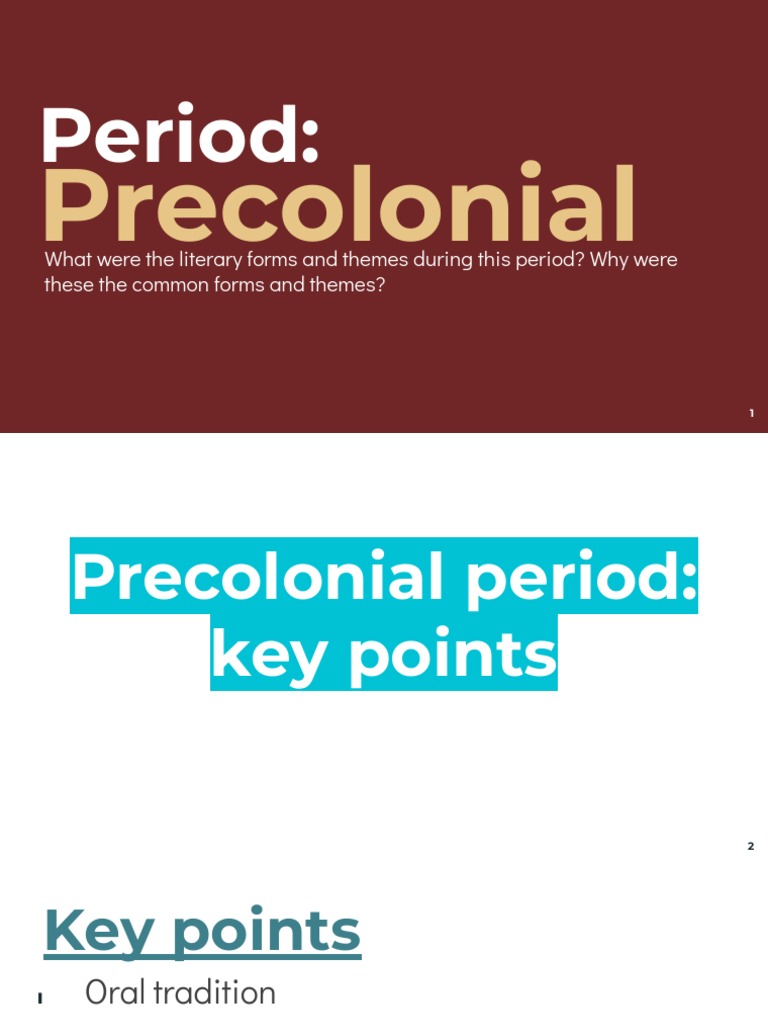04 Precolonial Period | PDF