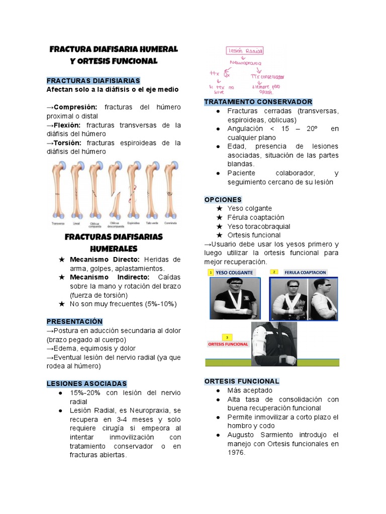 Férulas para Fracturas de Húmero | PDF