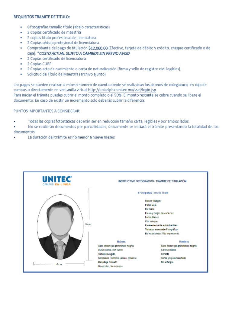 Requisitos para Tramite de Titulo | PDF Requisitos para Tramite de Titulo | PDF