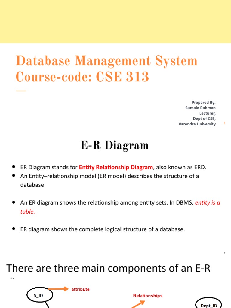 ER Diagram | PDF | Data Management Software | Software Design
