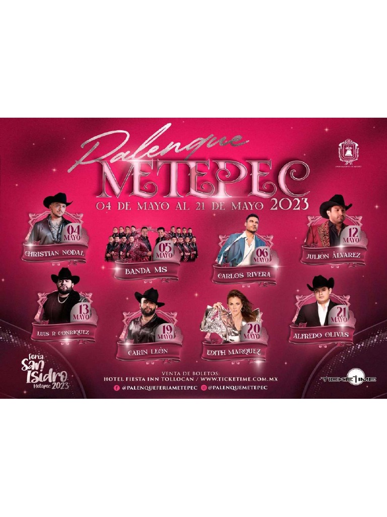 Cartelera Del Palenque 2023 | PDF