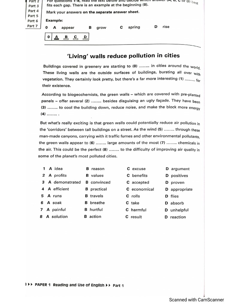 Test 8 - Fce - National PDF | PDF