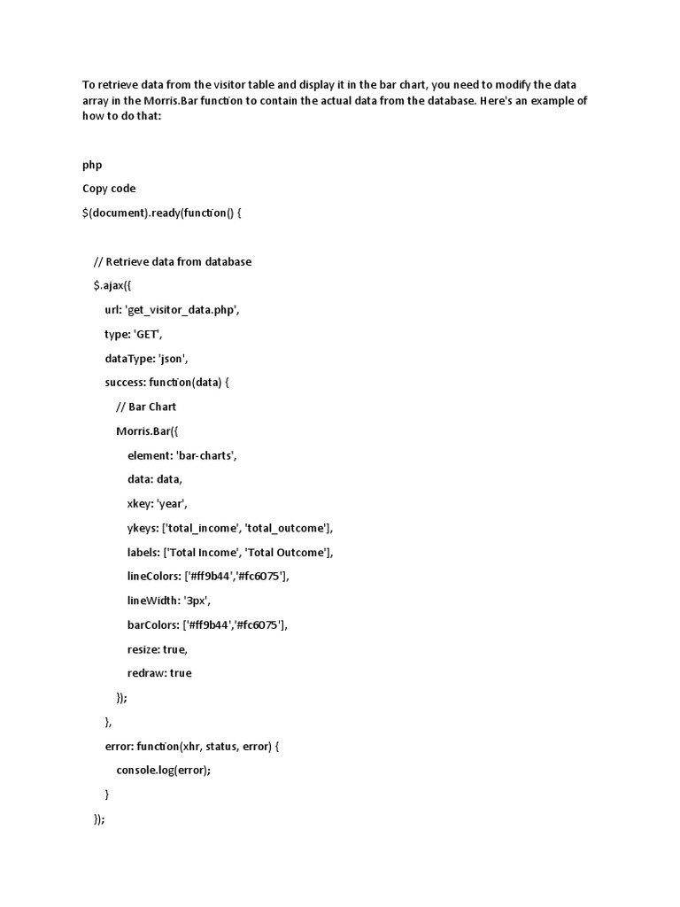 Bars | PDF | Ajax (Programming) | Databases