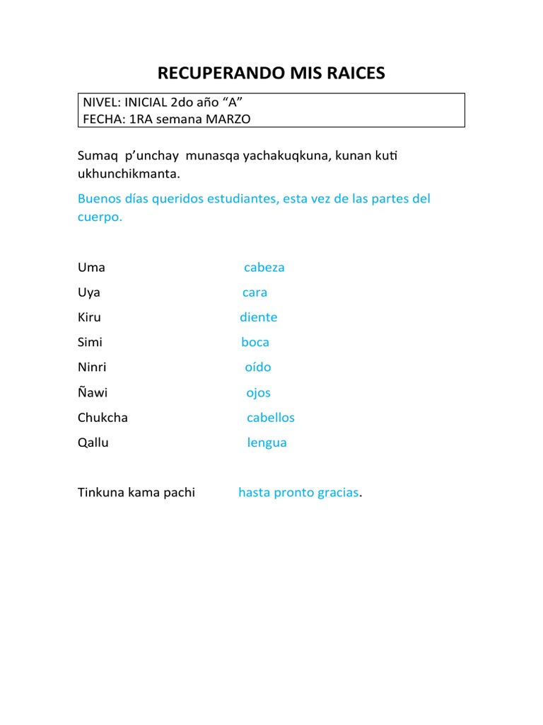 Recuperando Mis Raices #2 | PDF