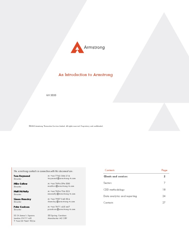 An Introduction To Armstrong 20200603 v2.3 PDF | PDF | Strategic ...