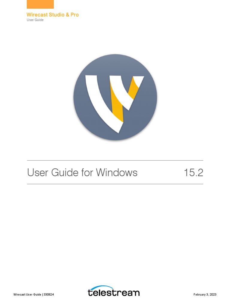 Wirecast 15 User Guide Windows | PDF | Keyboard Shortcut | Microsoft ...