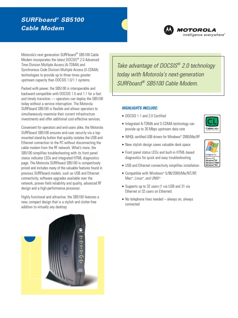 SB5100 Datasheet | PDF