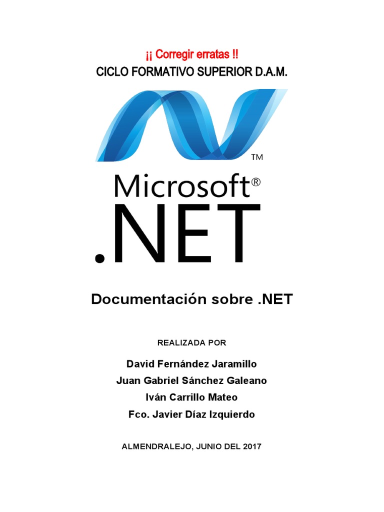 Documentación sobre .NET y C# | PDF | .NET Framework | Entorno de ...