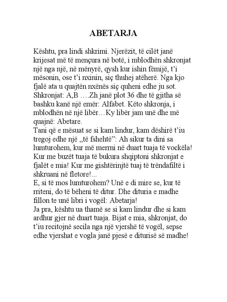 Abetarja | PDF